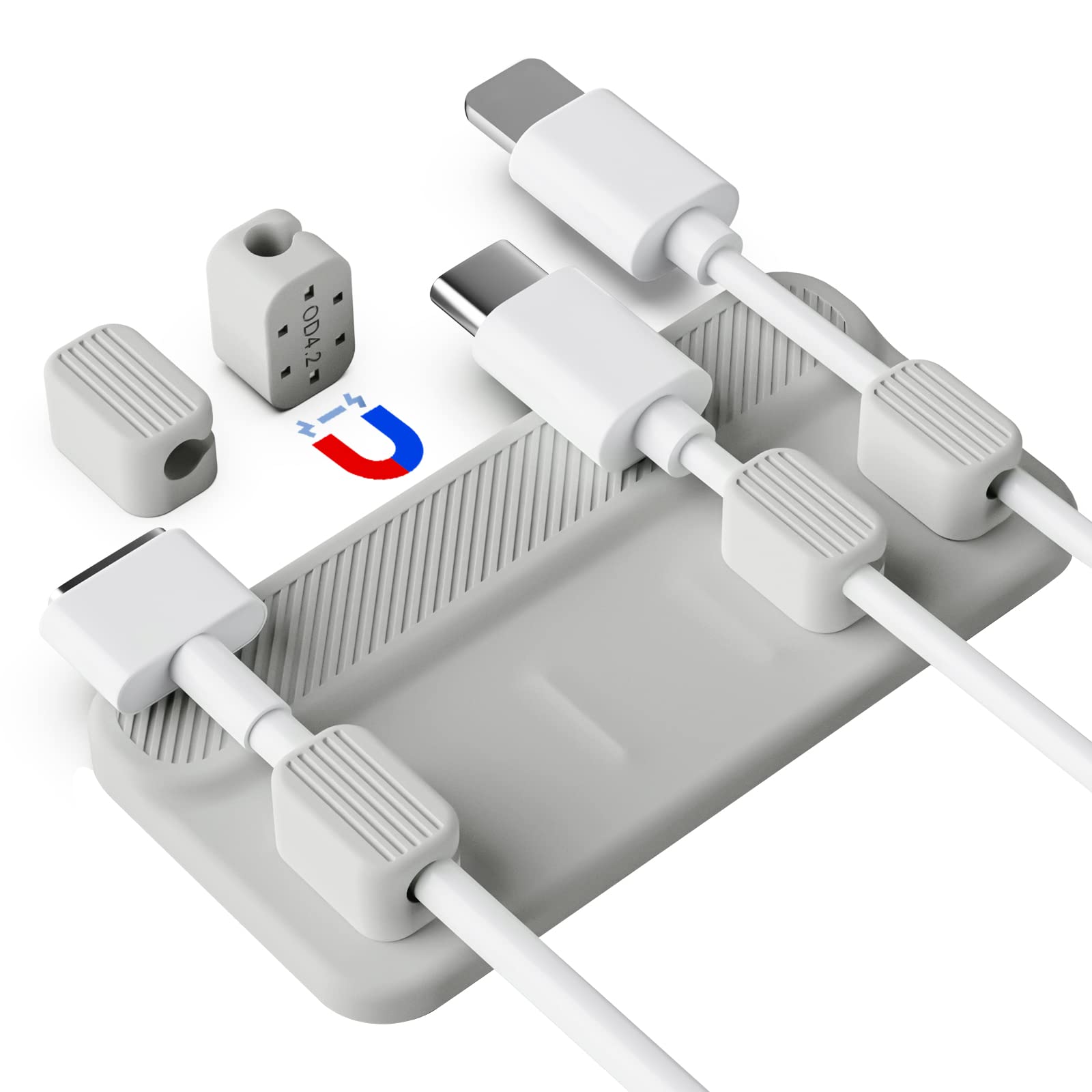 Buy SUNTAIHO Magnetic Cable Holder,Cable Management for Desk with 5pcs ...