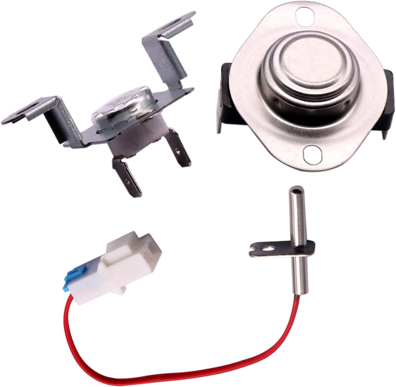 Amazon.com: Thermal Fuse & Thermostat Replacement for Dryer Includes ...