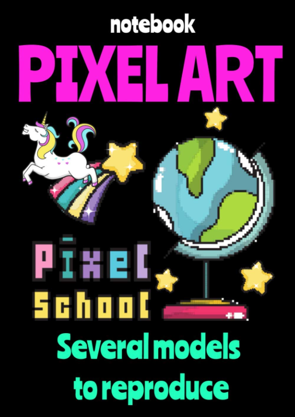 Buy PIXEL ART-pixel art colouring book-pixel drawing book-mindful ...