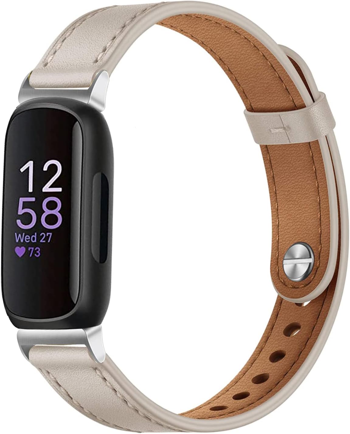 Amazon.com: Leather Band for Fitbit Inspire 3 Bands Women Men ...