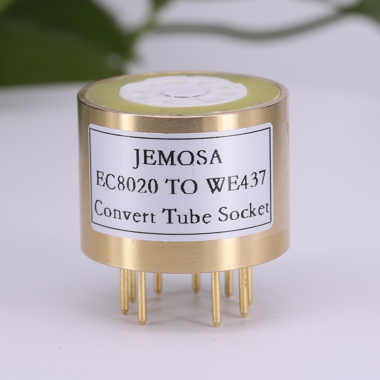 Amazon.co.jp: JEMOSA 1個 金メッキ 変換チューブ ソケット EC8020 から WE437 真空管アンプ オーディオ ...