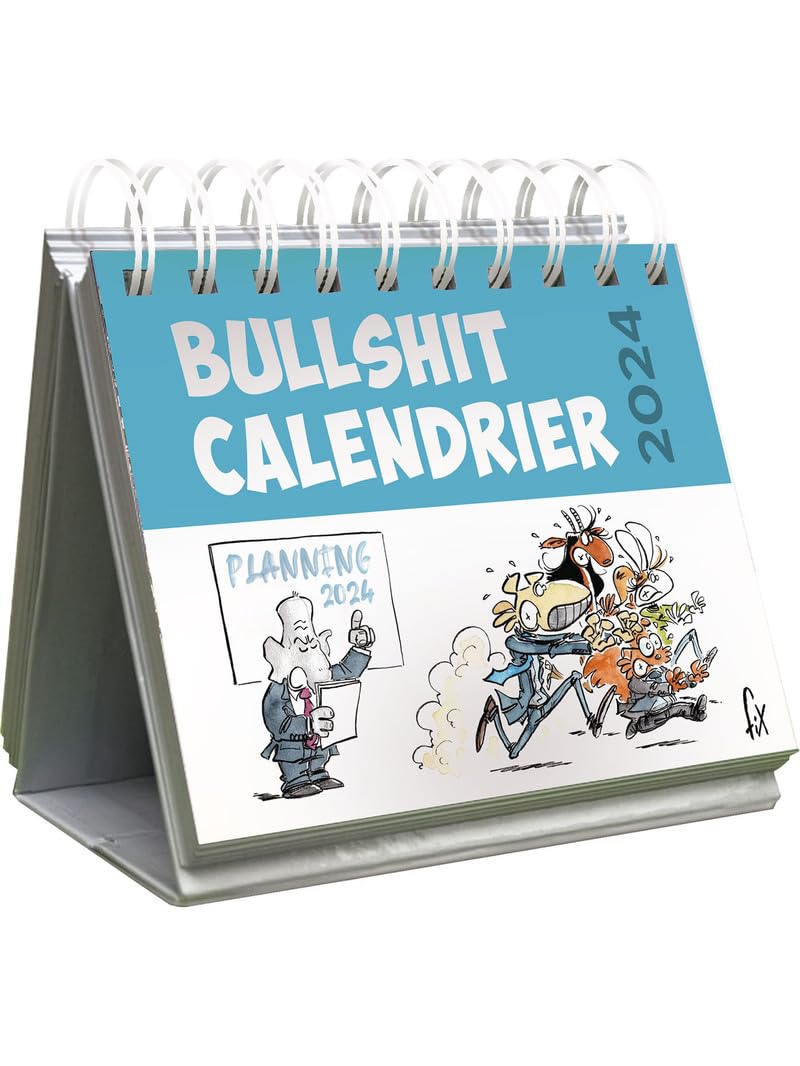 Amazon.com: Bullshit calendrier 2024: 9782354567200: Fix: Books