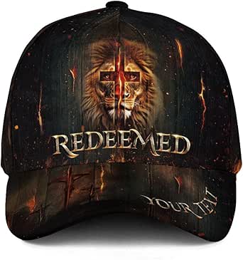 Redeemed Christian Personalized Cross Hats for Men, Custom Jesus Hats ...