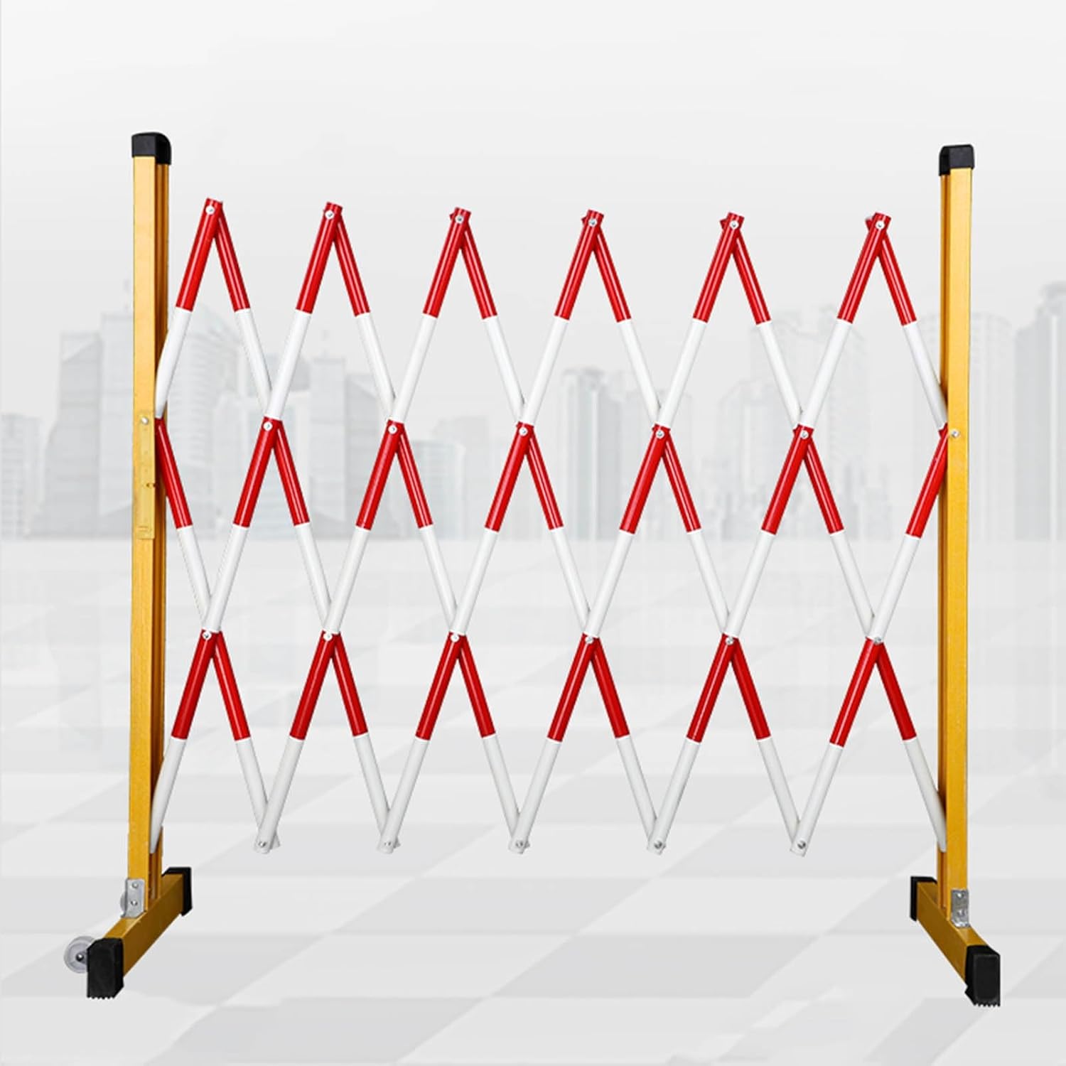 Amazon.com: Expandable Mobile Fence, Outdoor Folding Portable Parking ...
