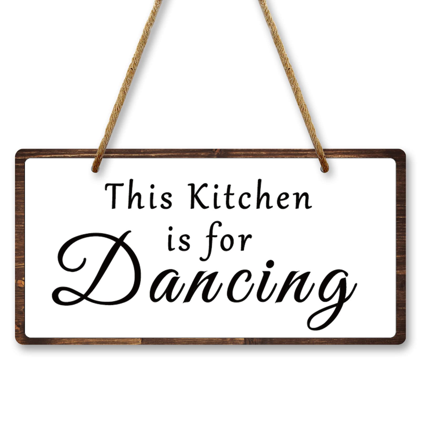 Amazon.com : Kitchen Sign Wall Decor This Kitchen Is for Dancing 10x5 ...