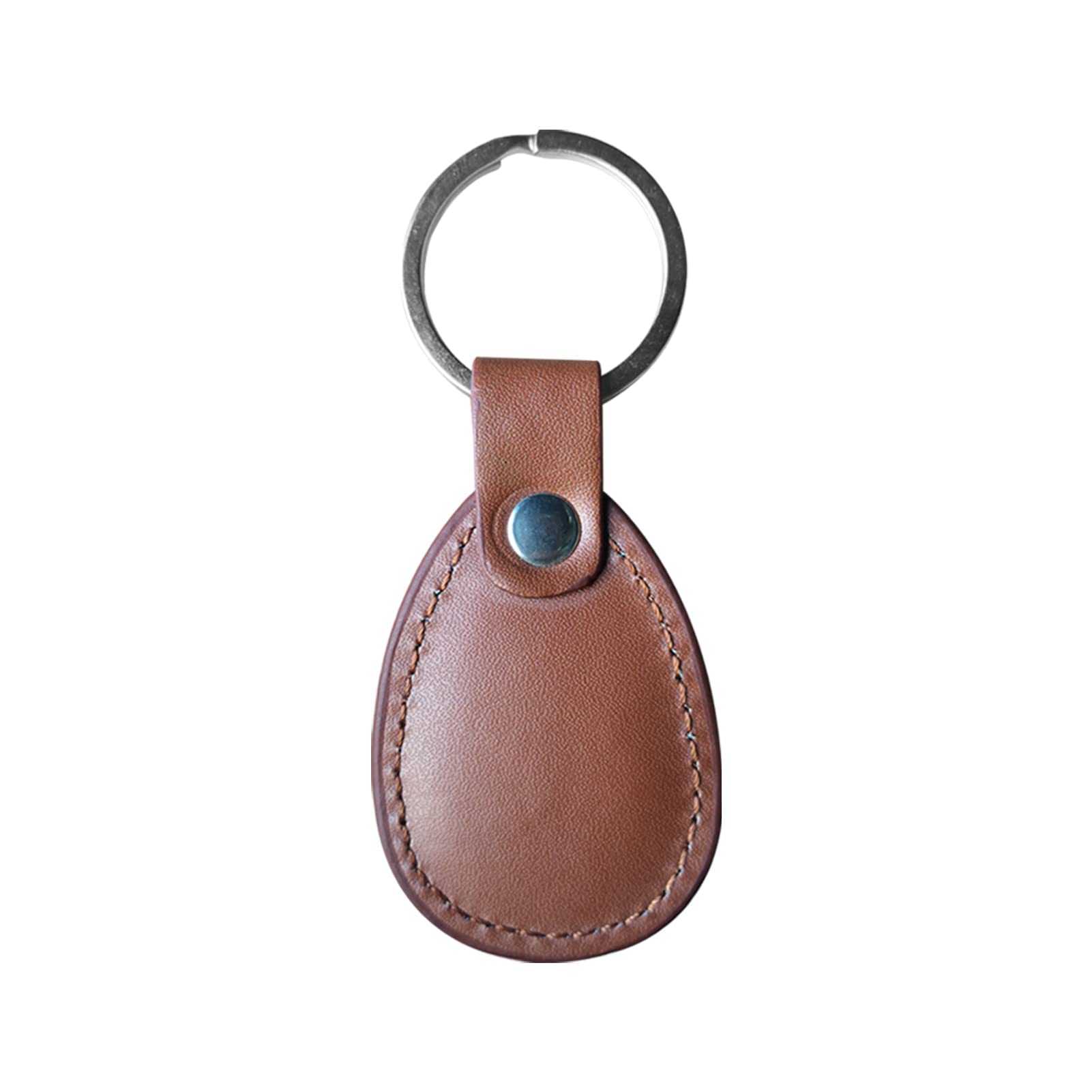 Amazon.com: HECERE Genuine Leather RFID Key Fob Tag Proximity ID T5577 ...