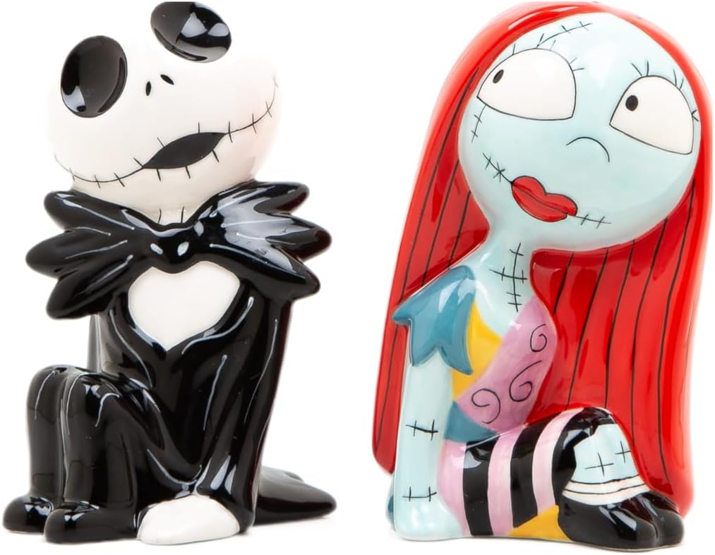 Amazon.com: DIS NBC Jack and Sally Salt and Pepper SHAKERS: Home & Kitchen
