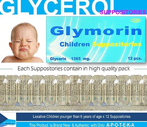 Amazon.com: Glycerin Children Suppositories 1365 mg. Small Size ...