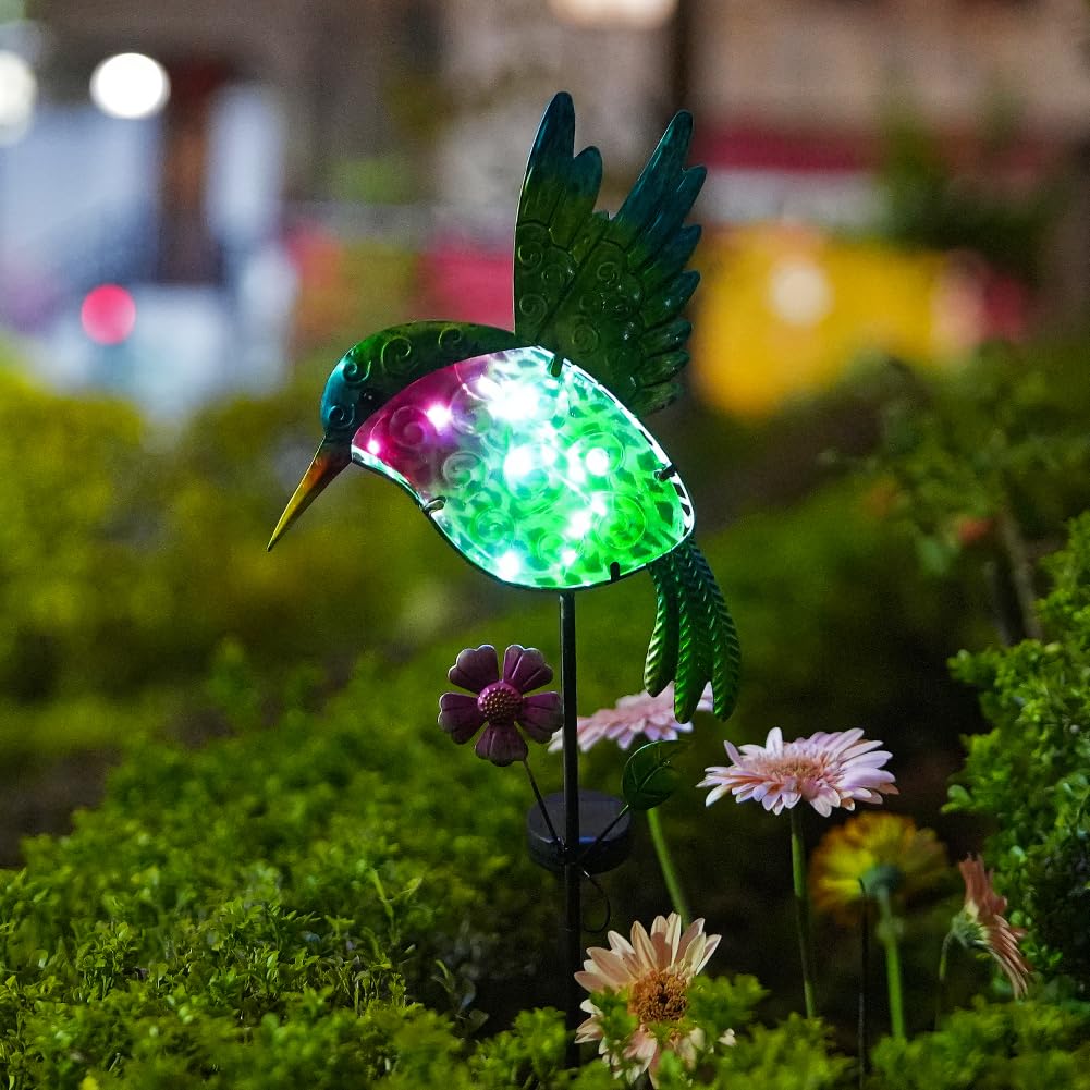 Snapklik.com : Dreamysoul Outdoor Solar Hummingbird Garden Lights ...