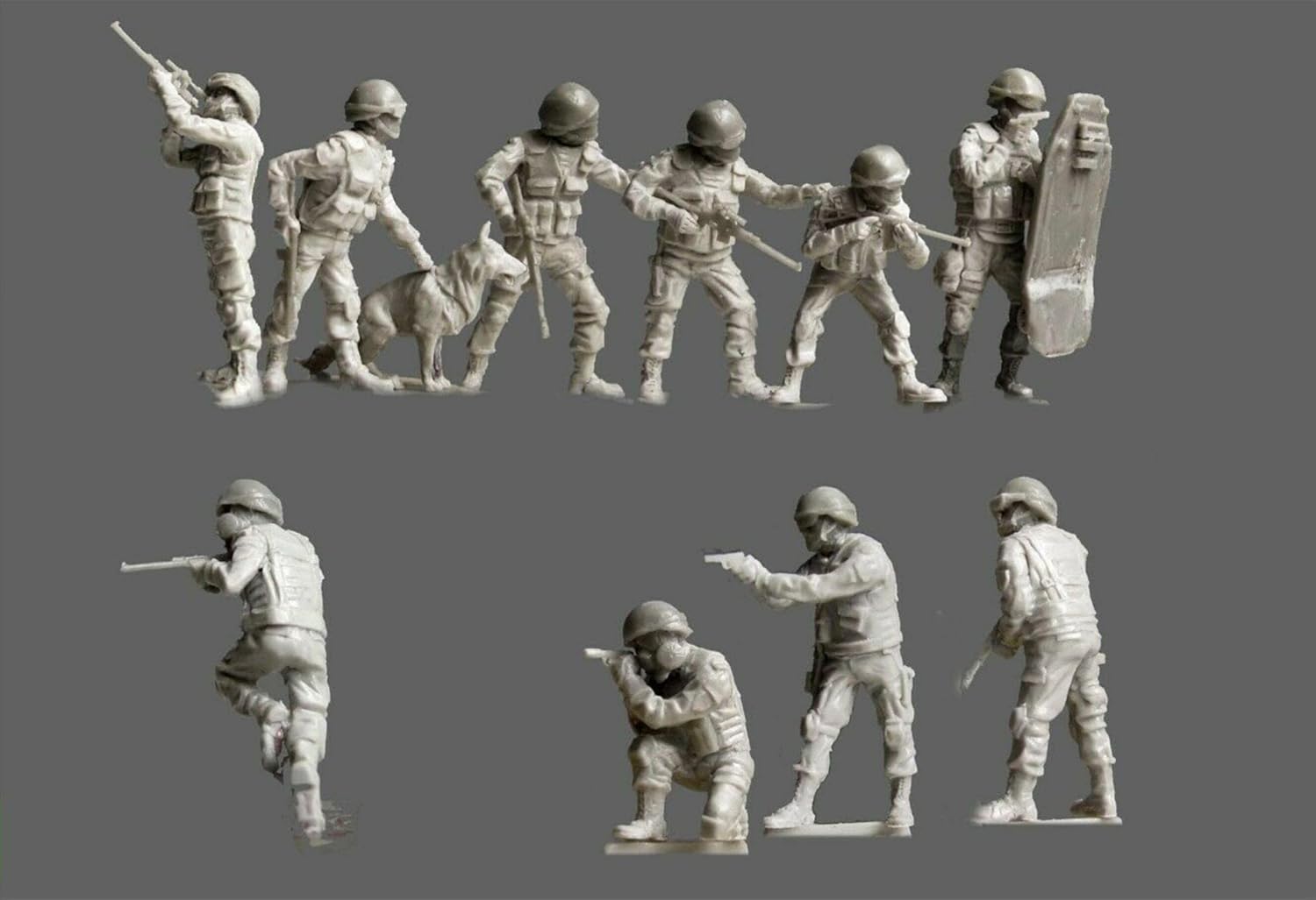 1/72 Resin Figure Model kits GK Special forces drug control service ...