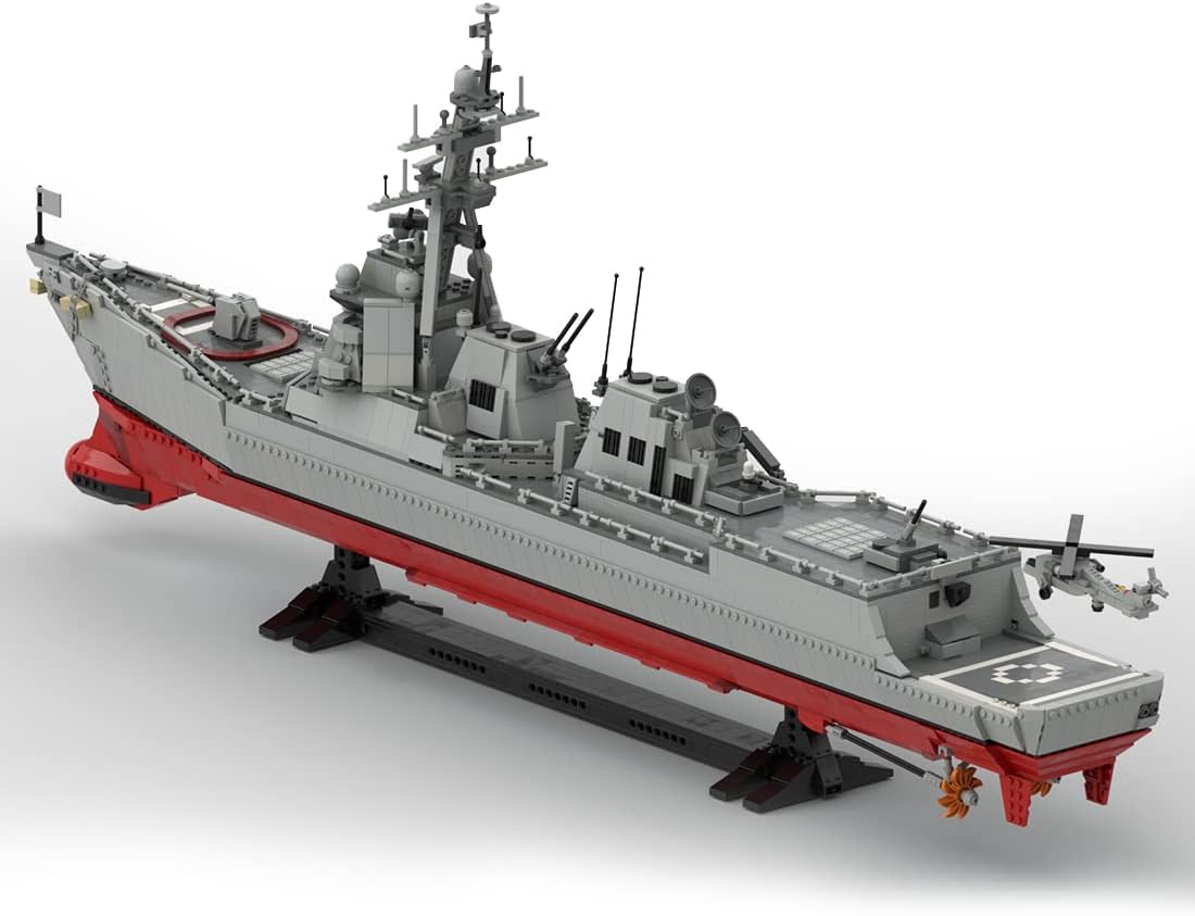 VIVEE Arleigh Burke Destroyer Class IIA Battleship Building Kit ...