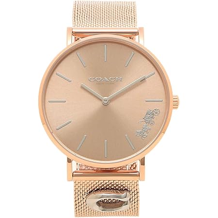Amazon | [コーチ] 腕時計 PERRY ペリー シルバー 文字盤 ステンレススチール クォーツ 36MM Watch ...