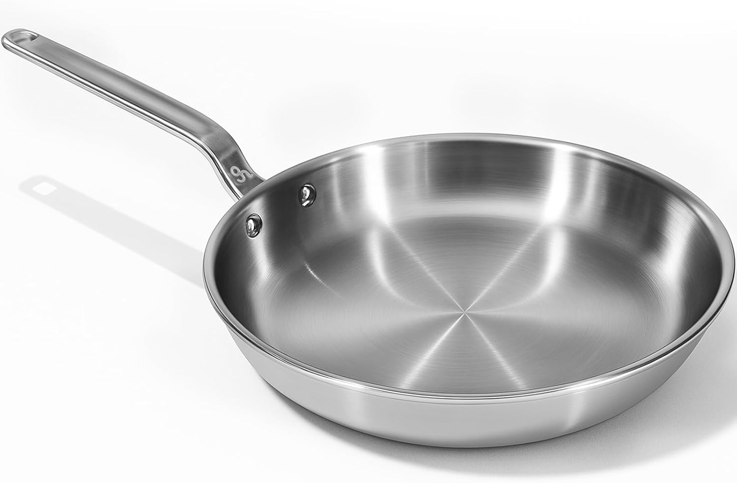 Amazon.com: GLOBEHOME 8 Inch Stainless Steel Frying Pan - 5 Ply ...