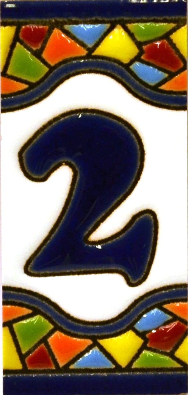 House Numbers 3 Inch Handpainted House Number Tiles For Signs ...