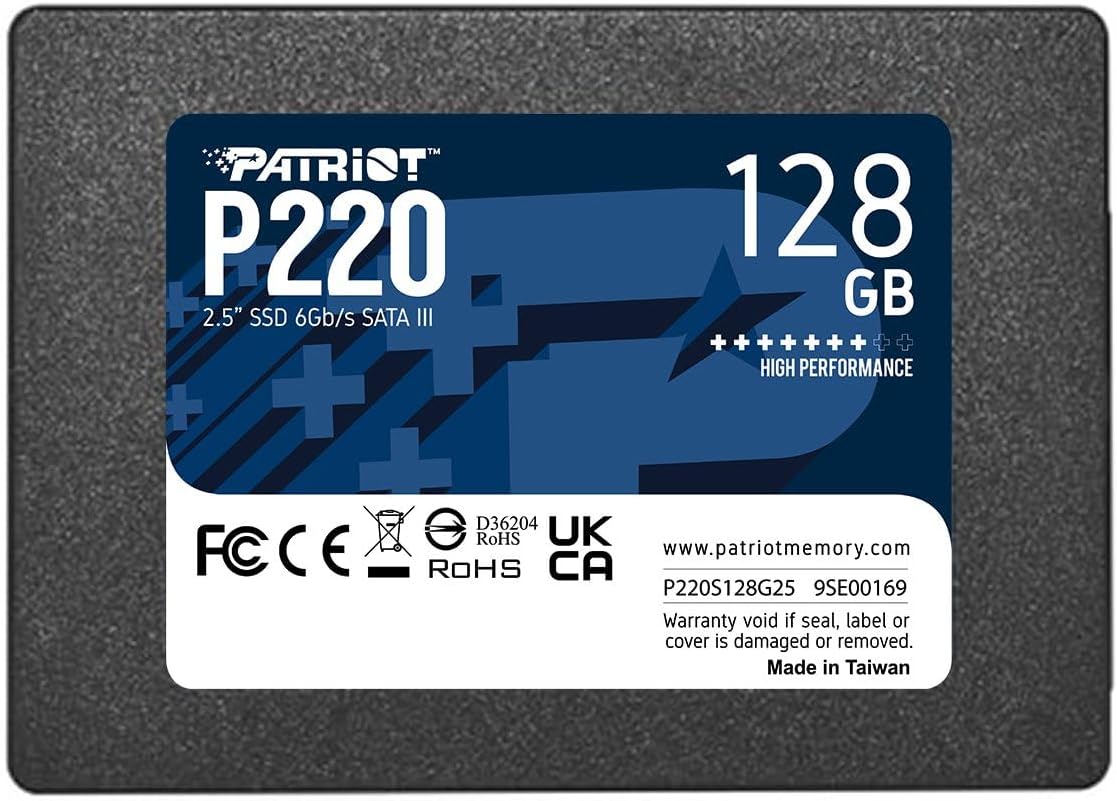 Amazon.com: Patriot Memory P220 128GB Internal SSD - SATA 3 2.5 ...
