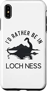 Amazon.com: iPhone XS Max Loch Ness Monster Cryptid Cryptozoology Men Women Nessie Case : Cell ...
