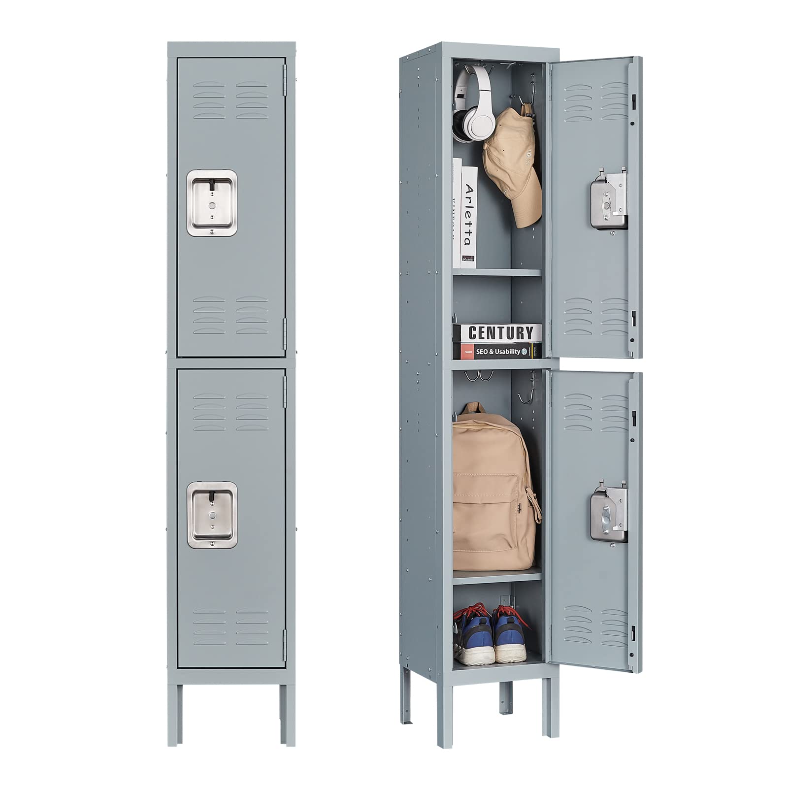 Buy SISESOL Metal Lockers for Employees Locker Storage Cabinet Office ...