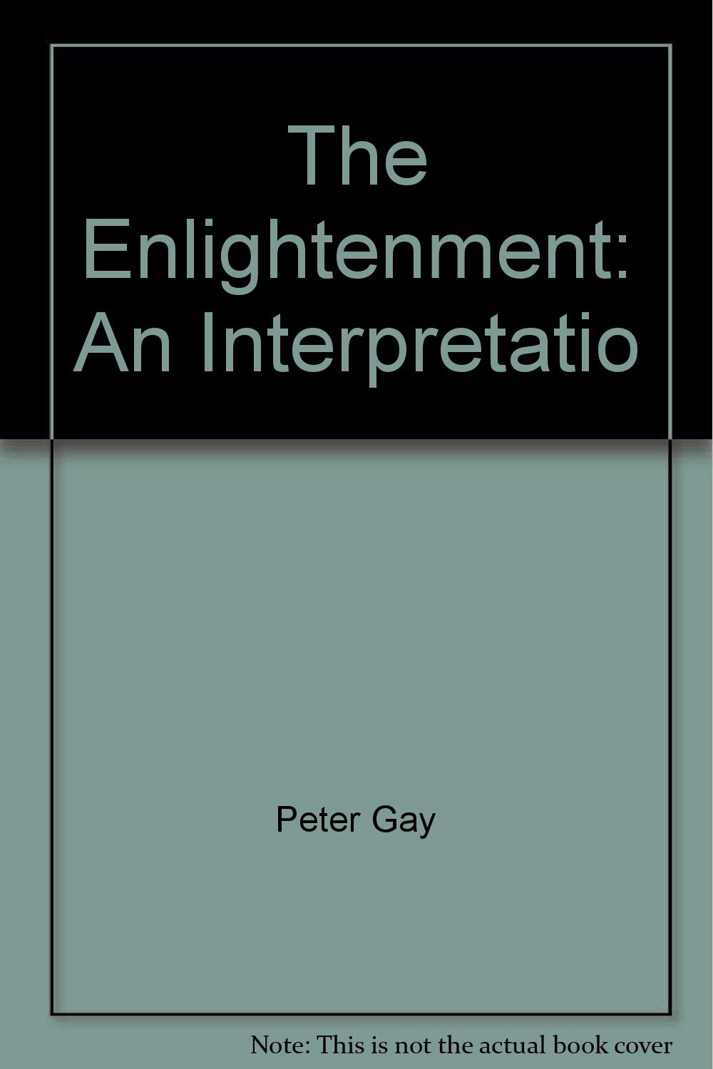 The Enlightenment: An Interpretatio: unknown author: Amazon.com: Books