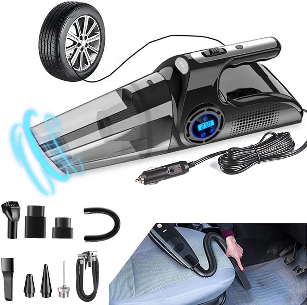 World Shopper 2 in 1 car Vacuum Cleaner and tyre inflator car Vacuum ...