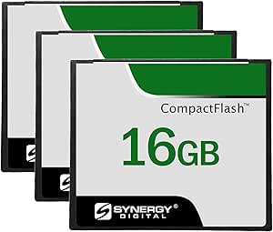 Amazon.com: Synergy Digital 16GB Compact Flash Memory Cards, Compatible ...