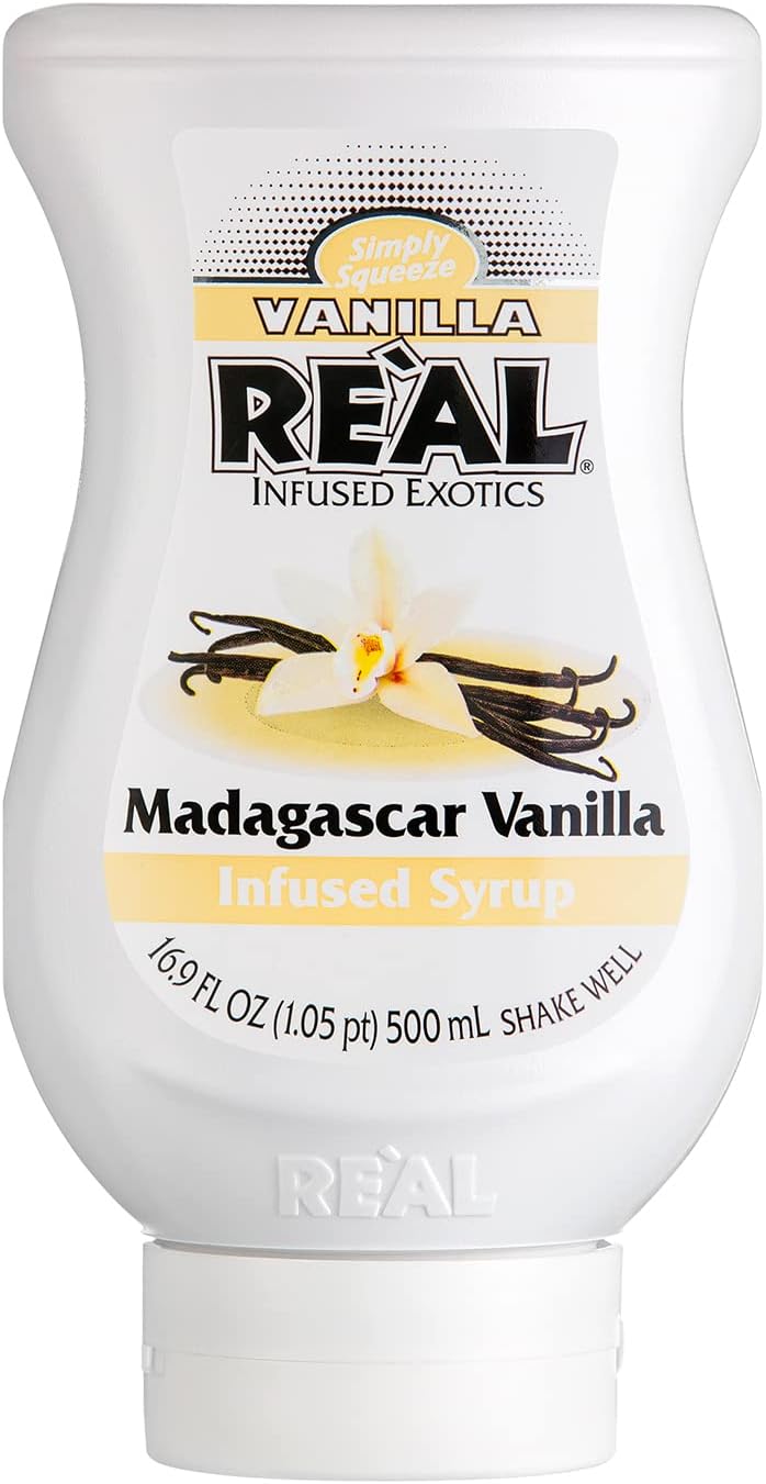 RE'AL Syrups Madagascar Vanilla Syrup, Great for Cocktails, Cooking ...