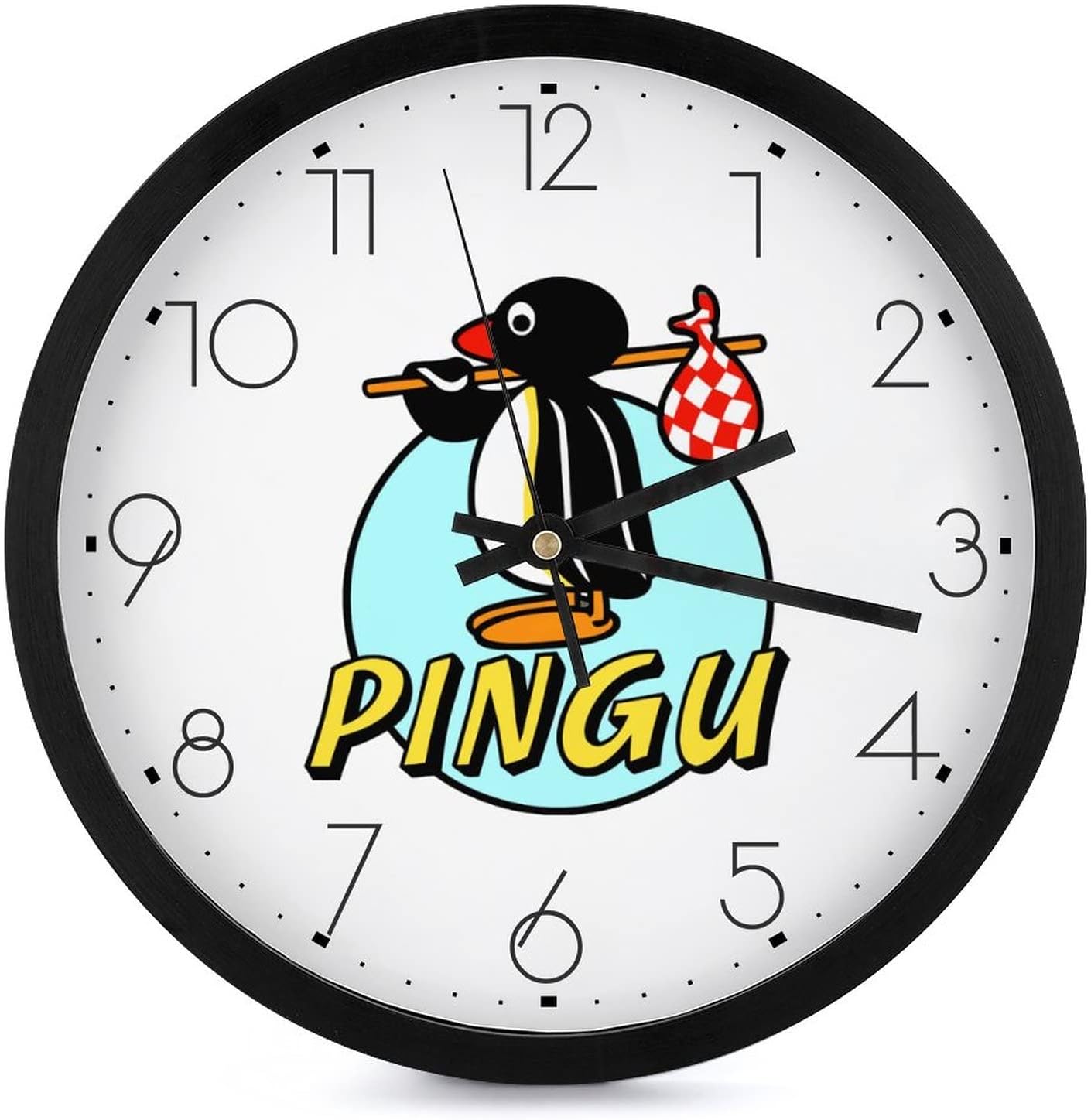 Amazon.co.jp: Wall Clock, Pingu Character, Penguin, Wall Clock ...