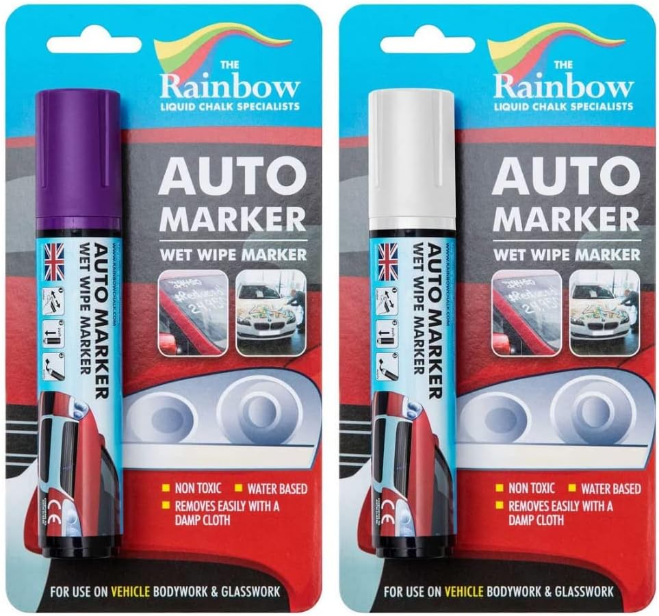 Amazon.com : Car Marker Pens Auto Writer - Windows, Glass, Tire, All ...
