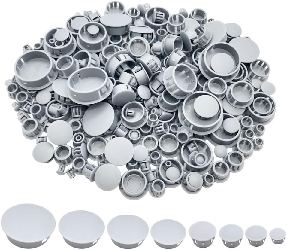 Amazon.com: uxcell 1/2" Plastic Hole Plugs, 36Pcs Flush Type Panel ...