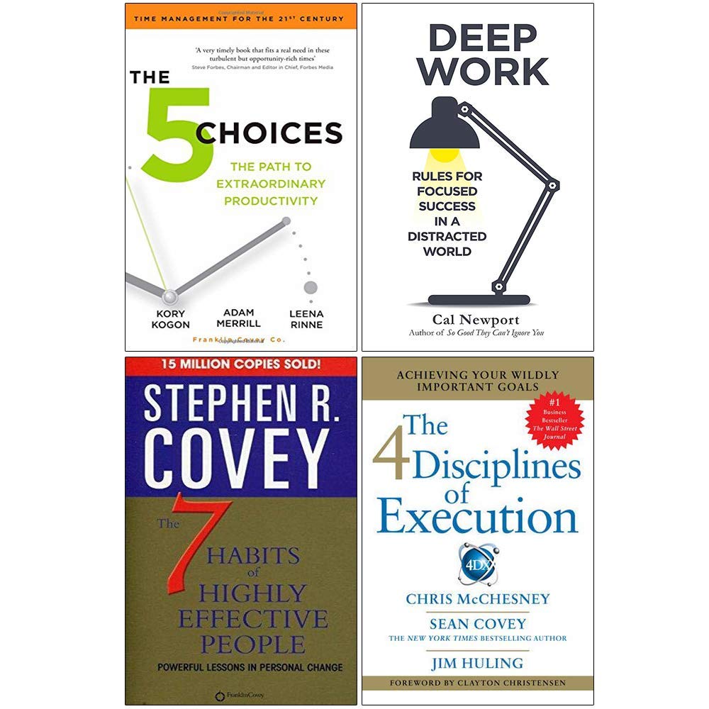 Buy The 5 Choices, Deep Work, The 7 Habits of Highly Effective People ...