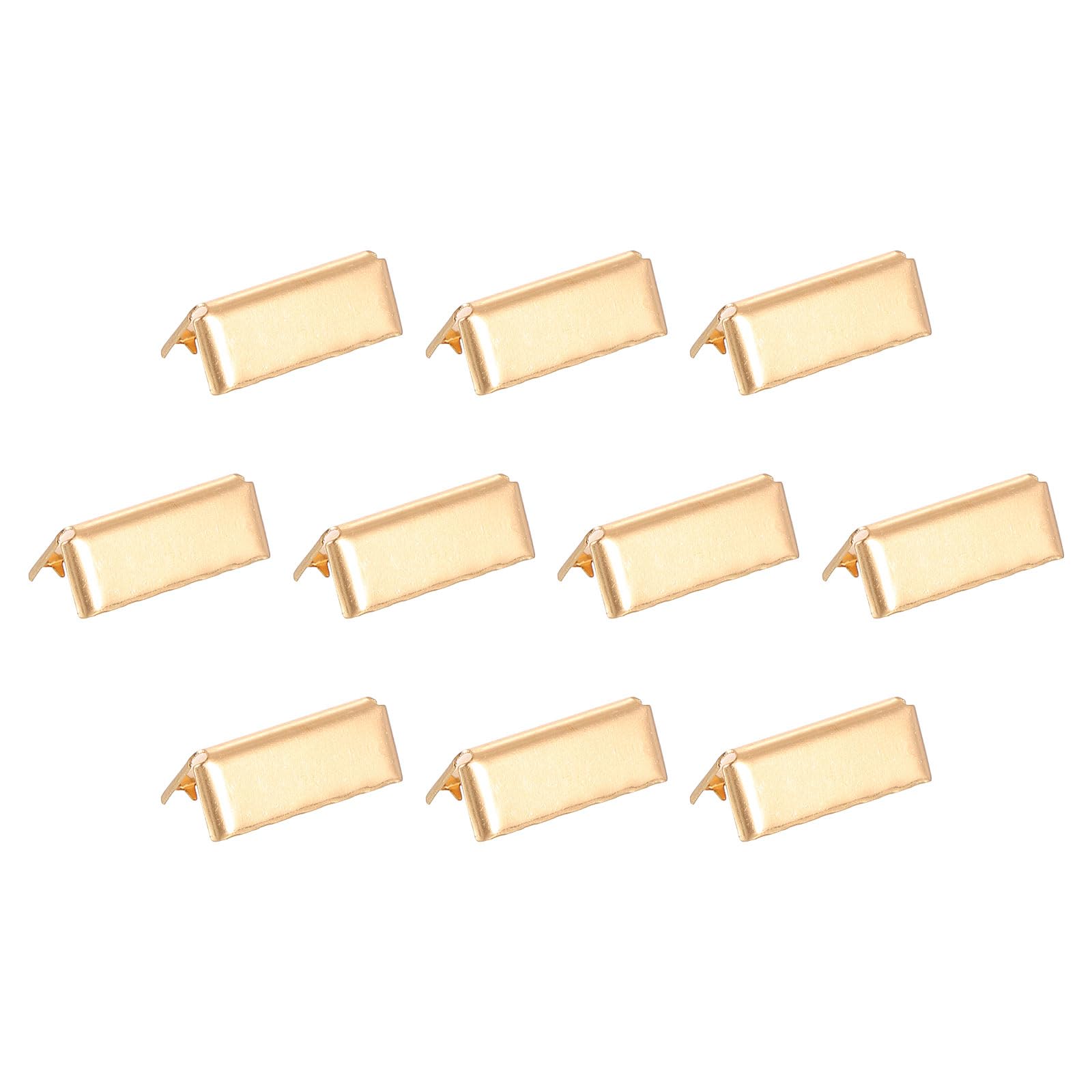 Amazon.com: uxcell 32Pcs Pinch Crimp Ends, 21mm Cord End Clasps Ribbon ...