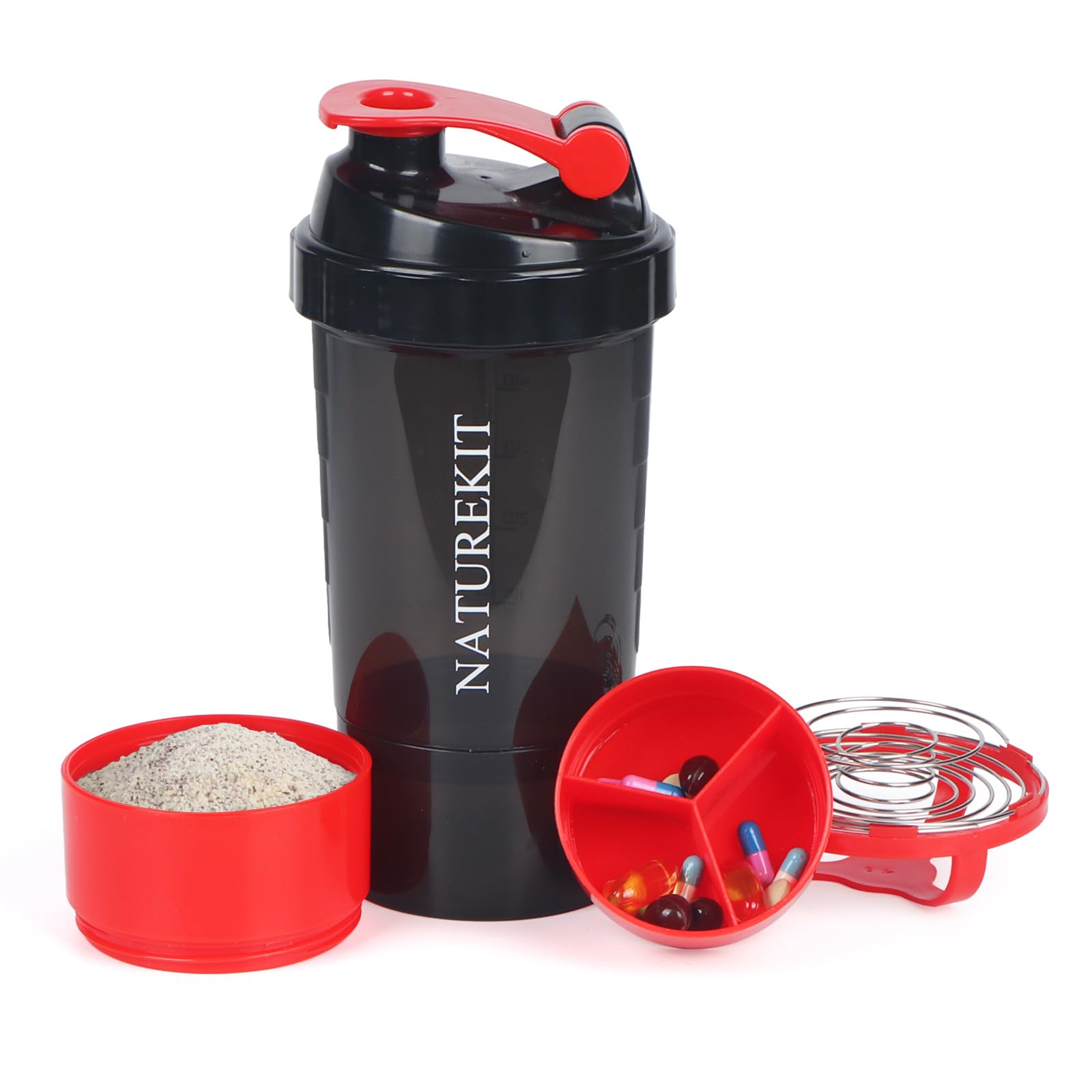 Amazon.com: NATUREKIT Shaker Bottle,Protein Shaker Bottle, 16 oz GYM ...