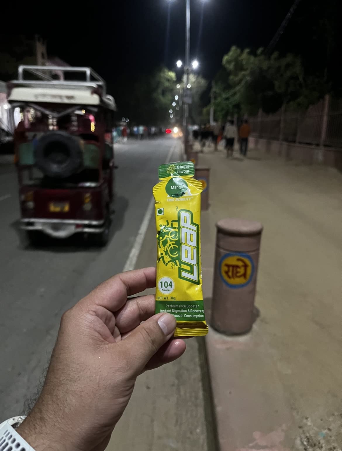 LEAP Energy Gel for Running And Cycling with Natural Ingredients, Easy ...