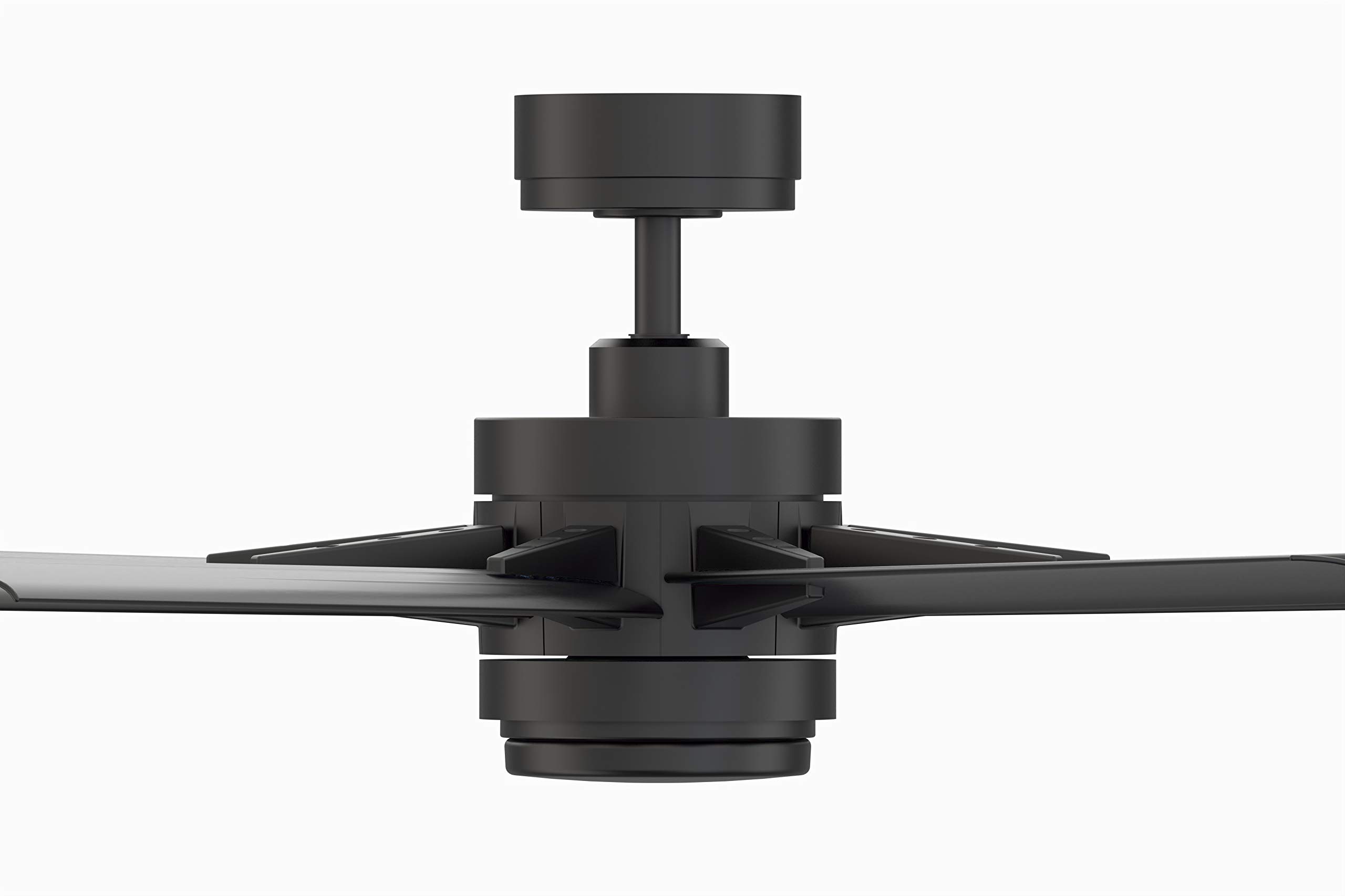 Fanimation FPD8159BLW Odyn Ceiling Fan with LED Light Kit, 84", Black