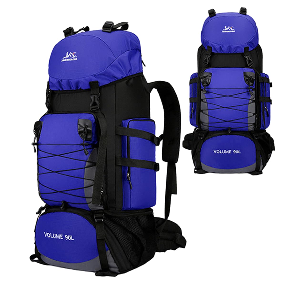 Buy GUSTAVE® 90L Extra Large Travel Backpack Hiking Trekking Bag ...