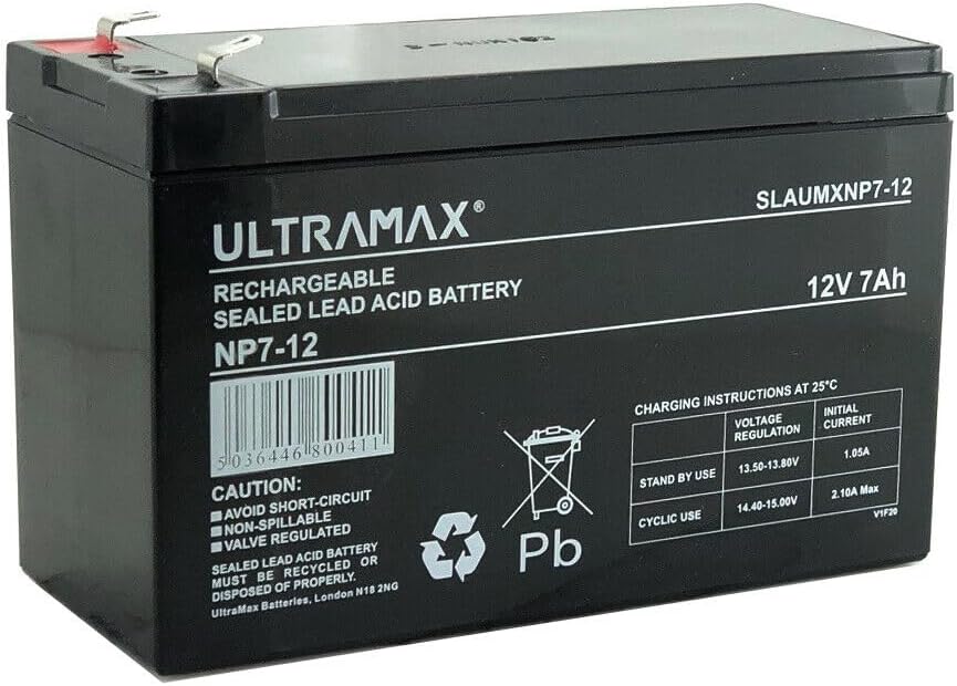 RBC2 RBC17 Replacement Battery RBC 2 17 for APC UPS - UltraMax 12v 7Ah ...