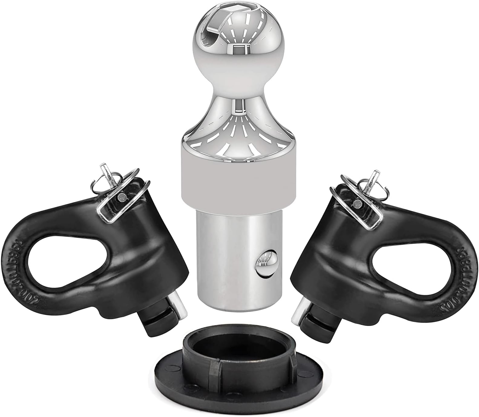 Amazon.com: Puck System 60692 Gooseneck Hitch Ball Kit, 38000 lbs, 2-5/ ...