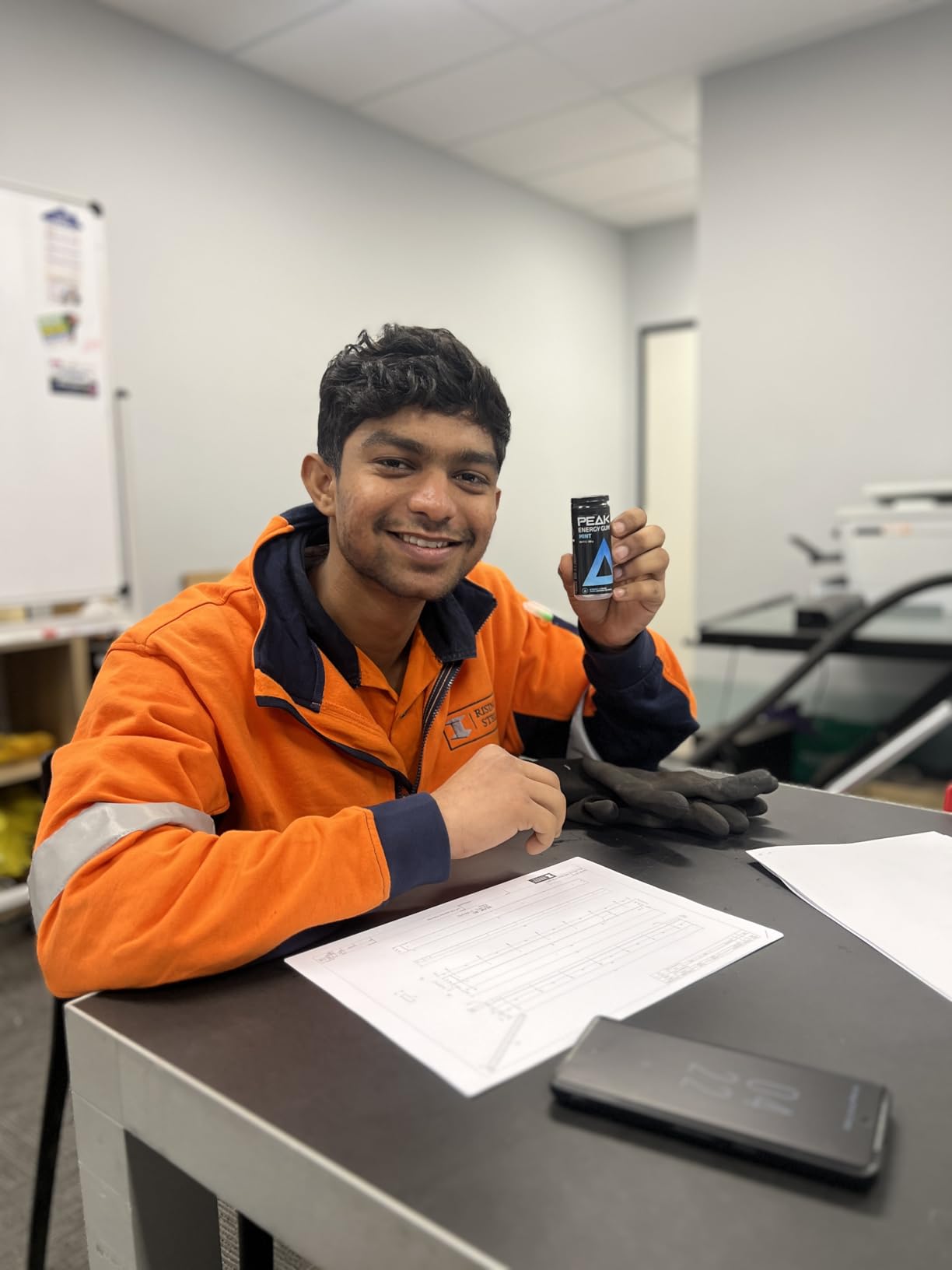 Peak Energy Gum 28g (12 Pack, Original) – Caffeinated Chewing Gum with ...