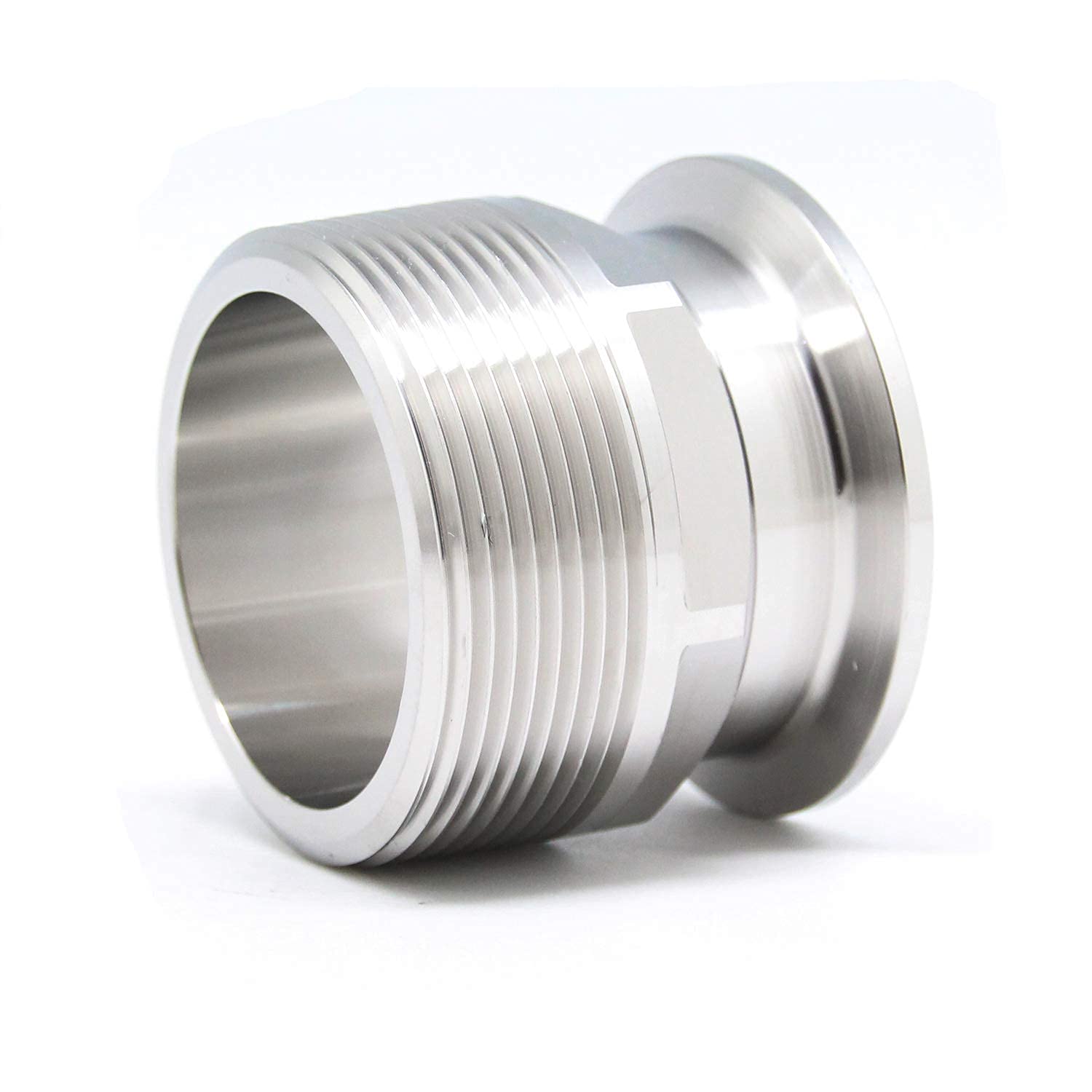 Snapklik.com : 2" Tri Clamp Adapter To 2" MNPT Thread Ferrule Hexagonal ...