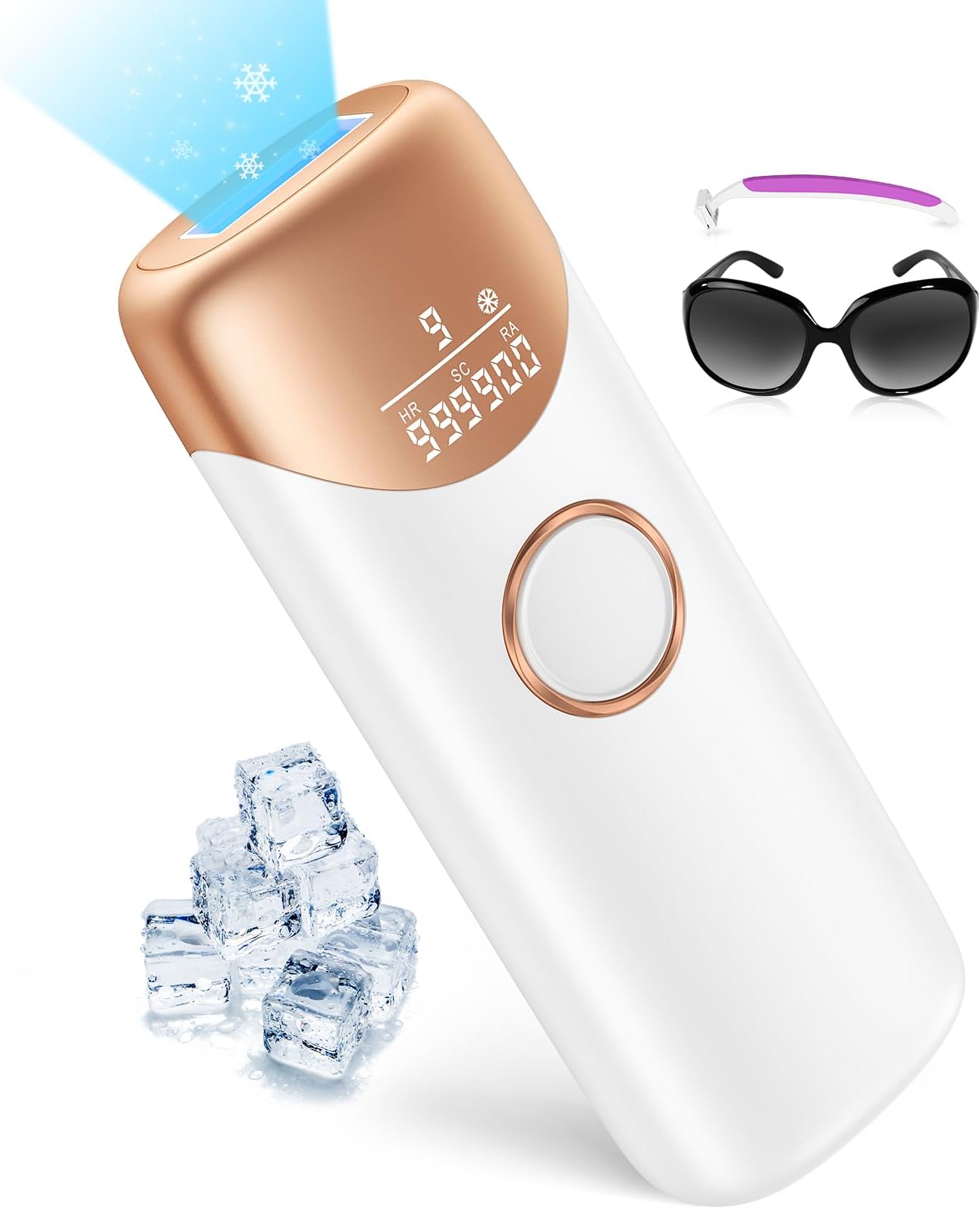 Amazon.com: Ubroo Painless IPL Laser Hair Removal Device with 5℃ Ice ...