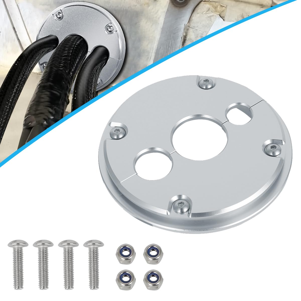 Amazon.com: for Holley Terminator X Fire Wall Pass Through LS Harness ...