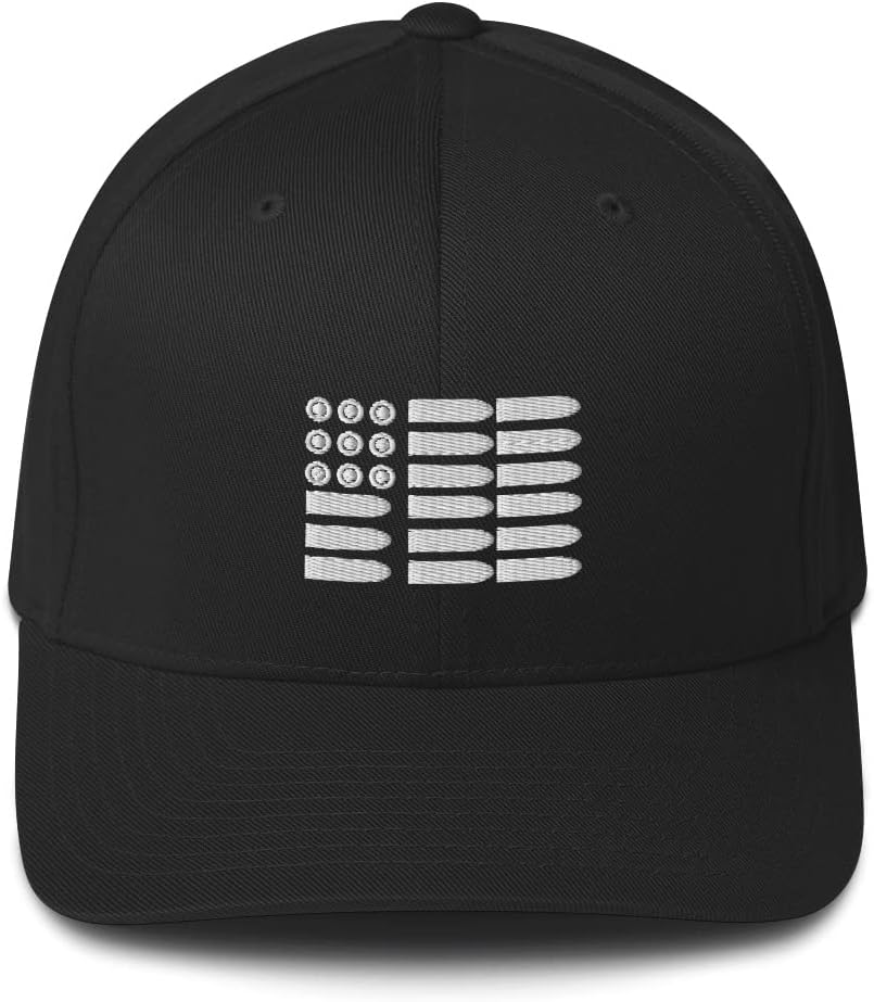 American Flag Bullet Hat | Ammo Flag Dad Hat - Dad Flexfit Cap ...