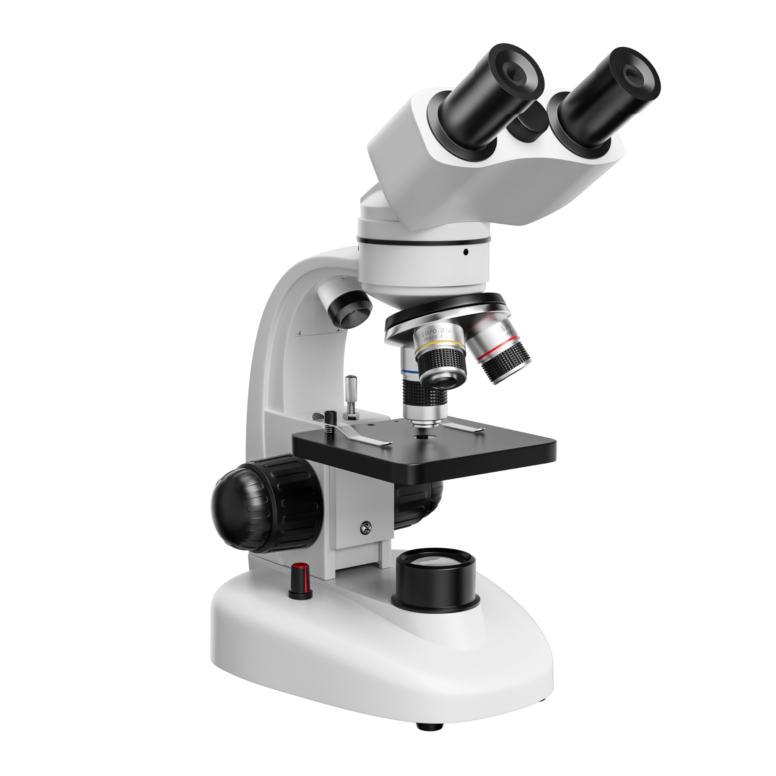 40X-1000X Binocular Microscope for Adults with Microscope Slides Phone ...