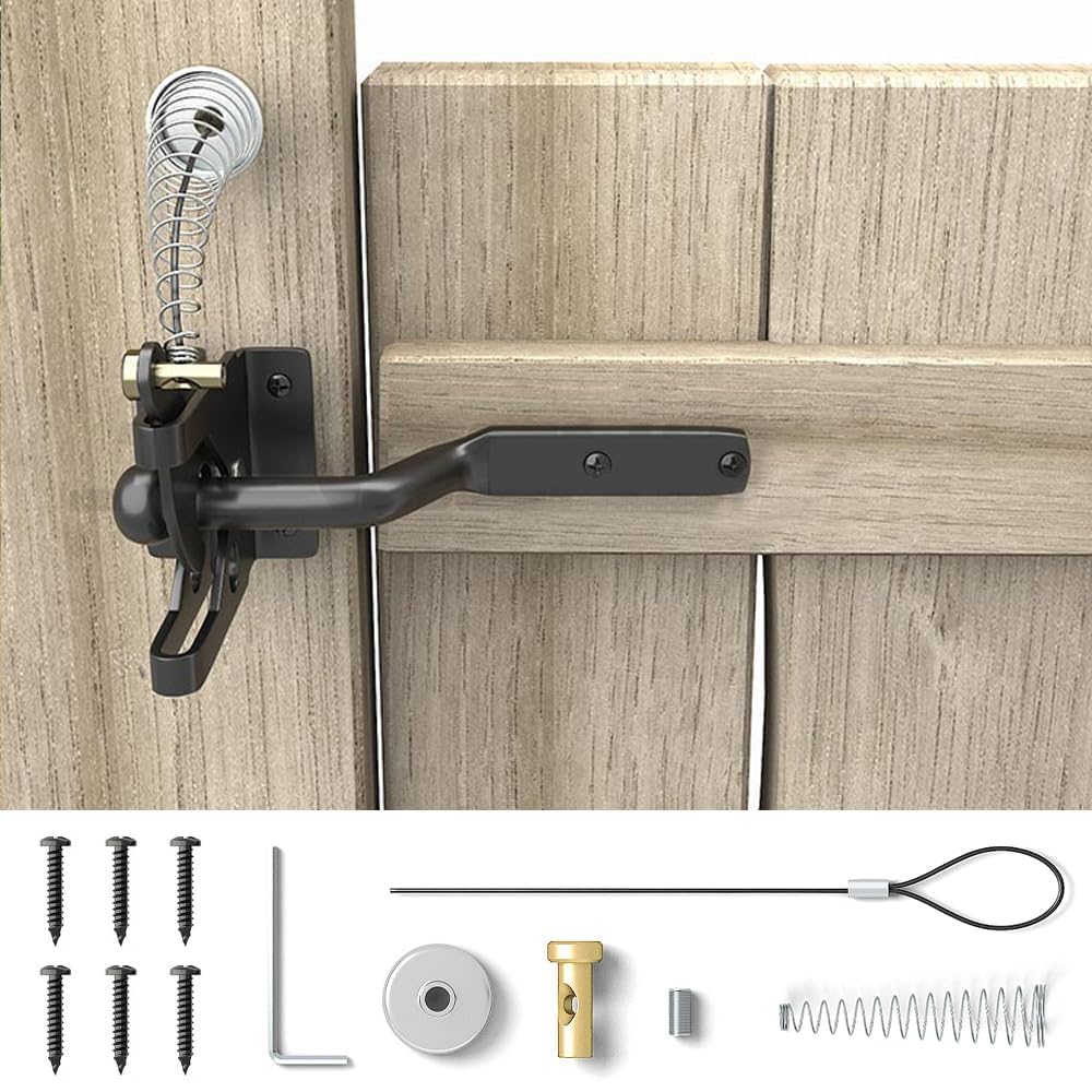 suzmei Self Locking Gate Gravity Latch Carbon Steel Auto Gate Latch ...