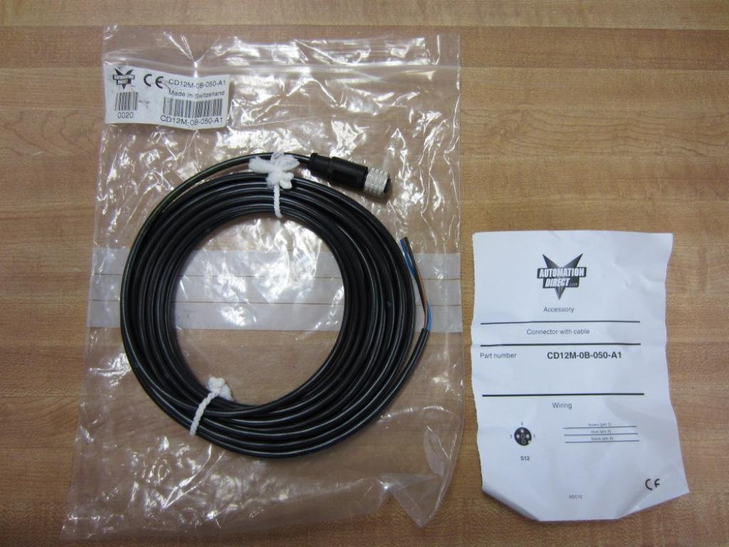 Amazon.com: PLC DIRECT CD12M-0B-050-A1 16.4FT/5M Cable Length, Cable ...