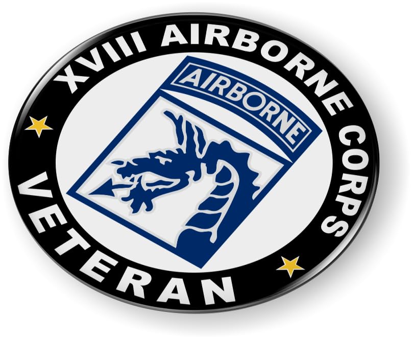 [Officially Licensed US Army Product] - XVIII Airborne Corps CAR Emblem ...
