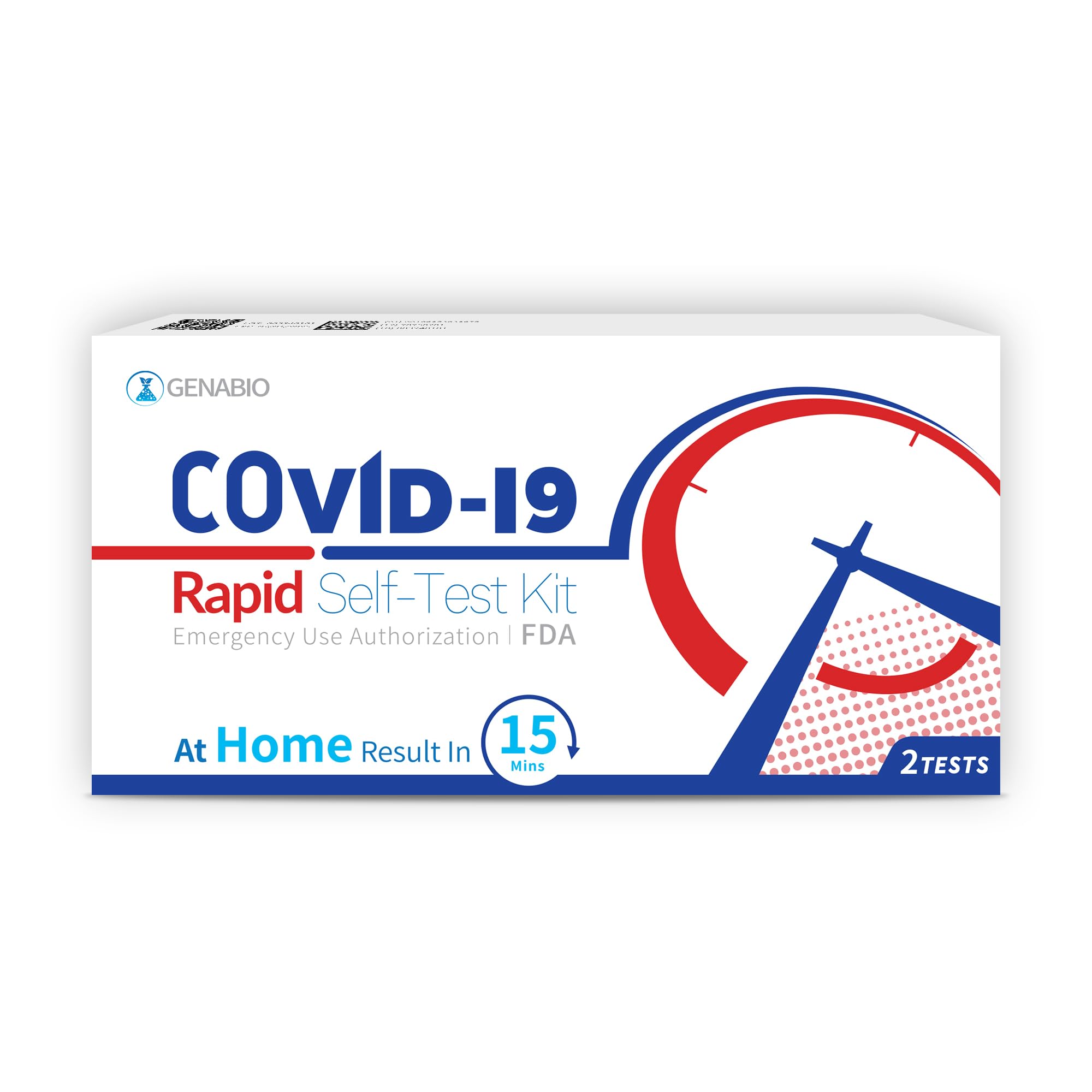 Amazon.com: Genabio Quick 15 mins COVID-19 Antigen Rapid Test, 2 Pack ...