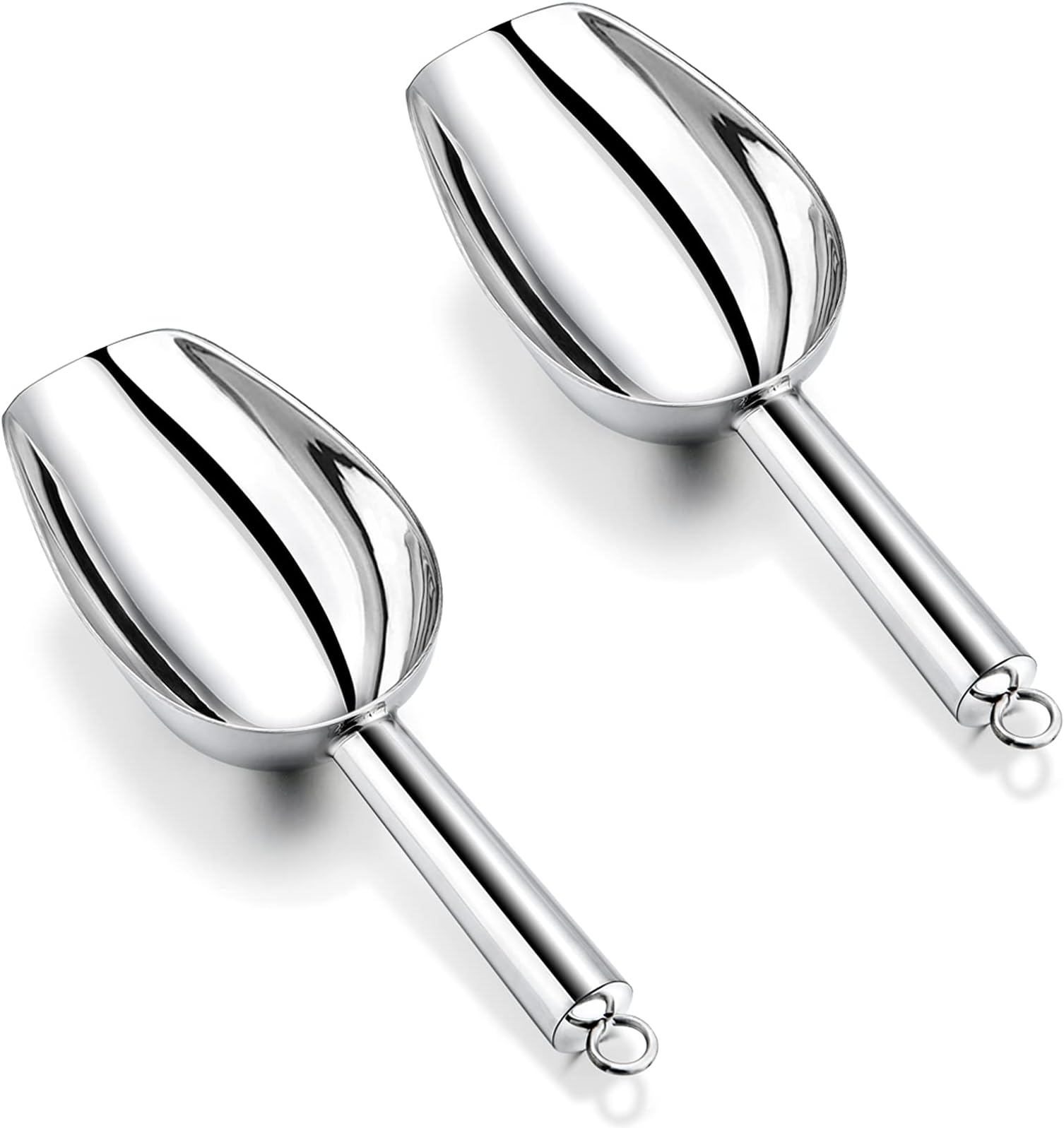 Amazon.com: Small Ice Scoop, P&P CHEF 6OZ Stainless Steel Candy Food ...