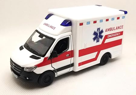 Amazon.com: KiNSMART - Mercedes-Benz Sprinter Cargo Van 1:48 O Scale 5 ...
