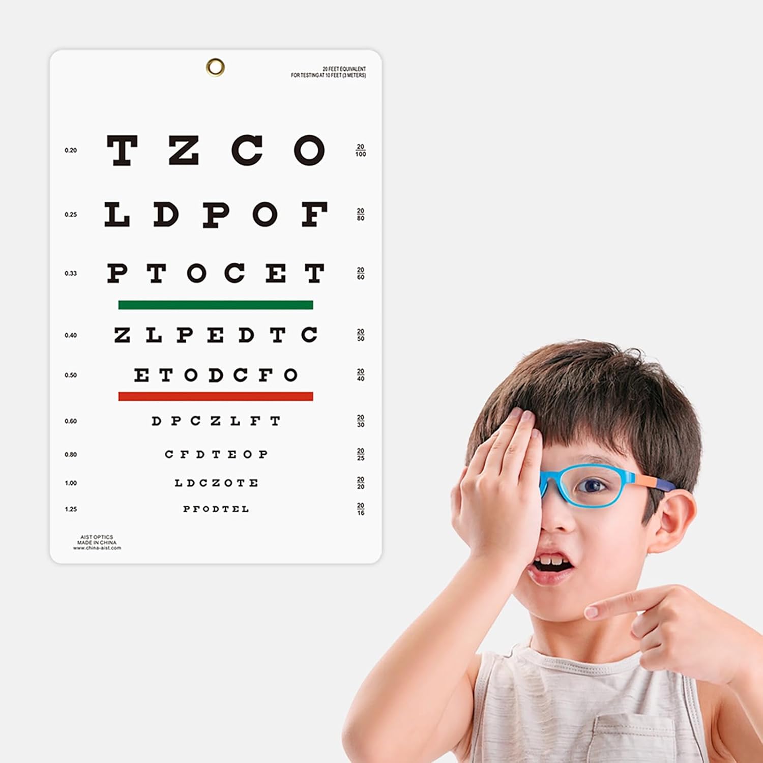 AISITESY Eye Chart for Eye Exams - 10ft Wall Chart Philippines | Ubuy