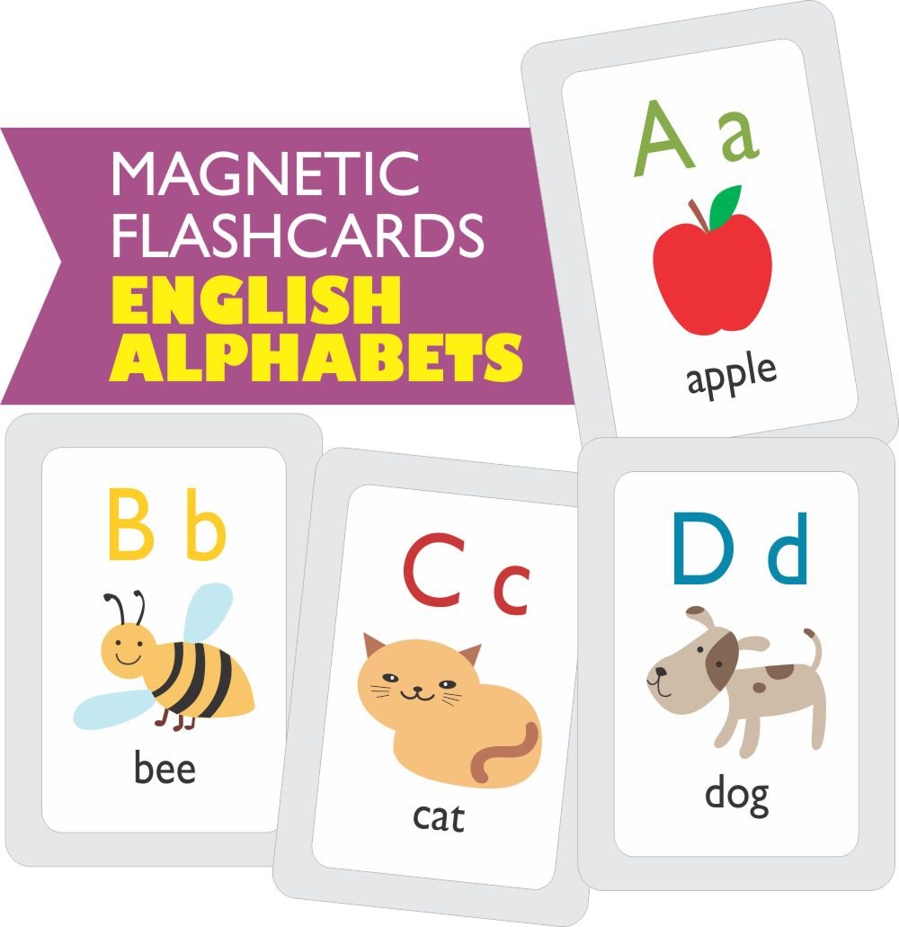 Mfm Toys English Alphabets Flashcards Magnetic Flash Cards | Desertcart ...